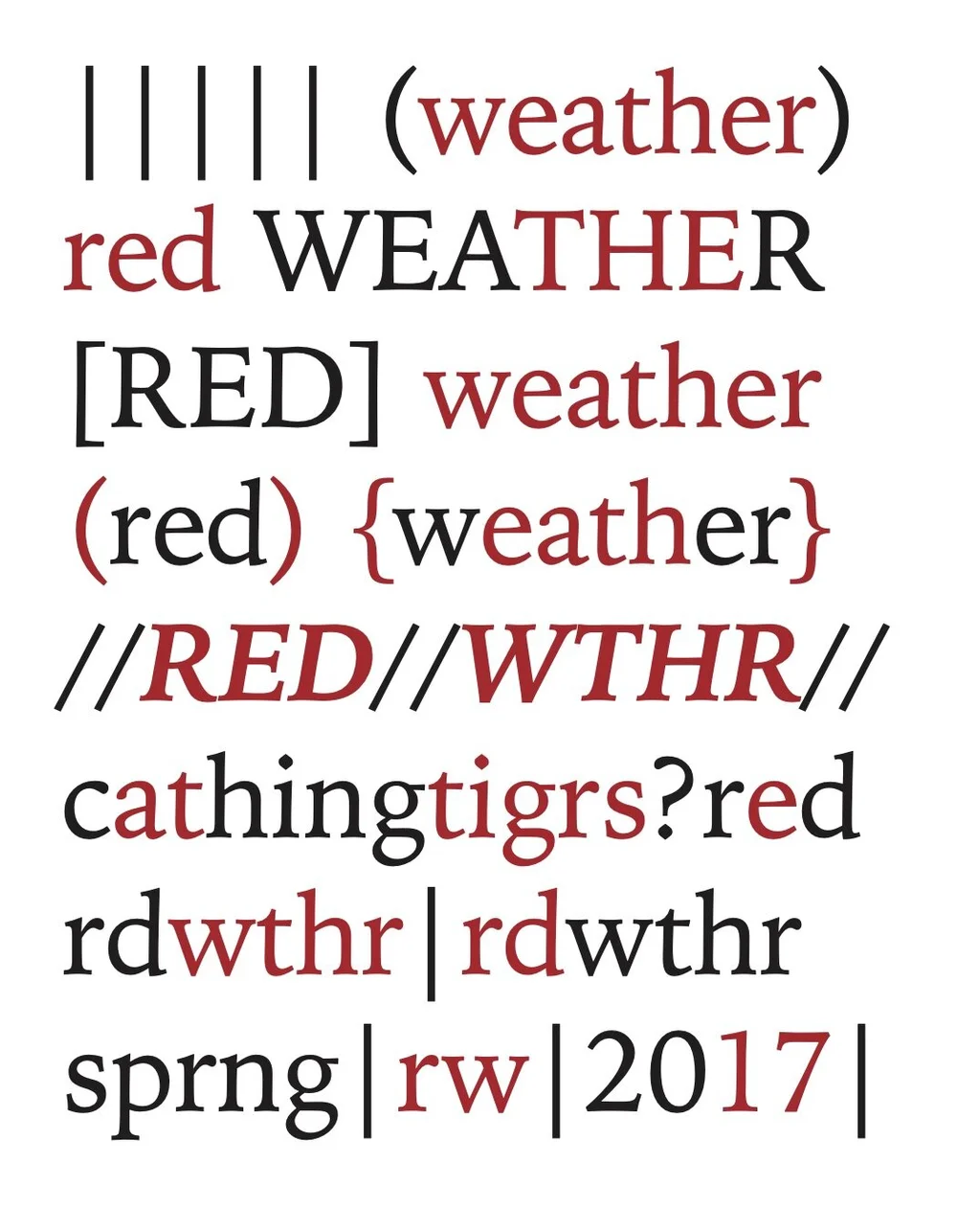 Past Issues — red weather