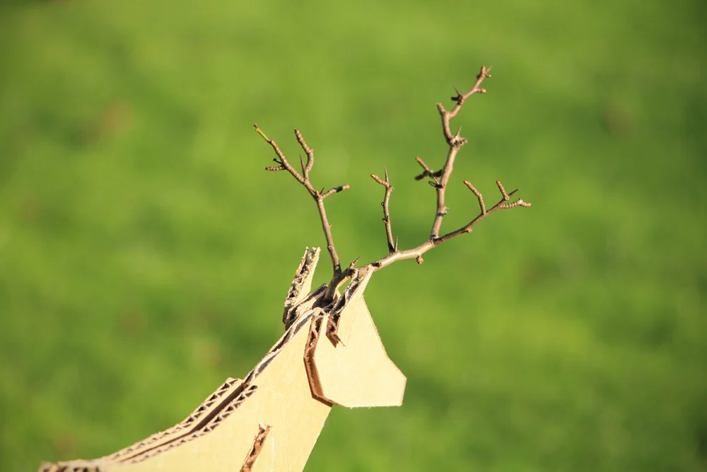 Make Your Own Cardboard Reindeer (Updated) - Old Forge Creations