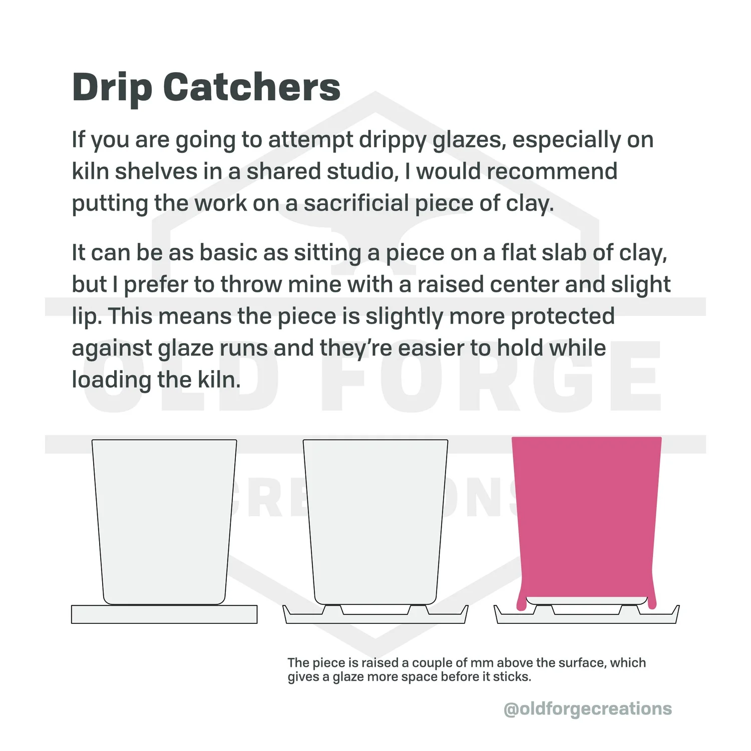 How To Get Drippy Glazes - Old Forge Creations