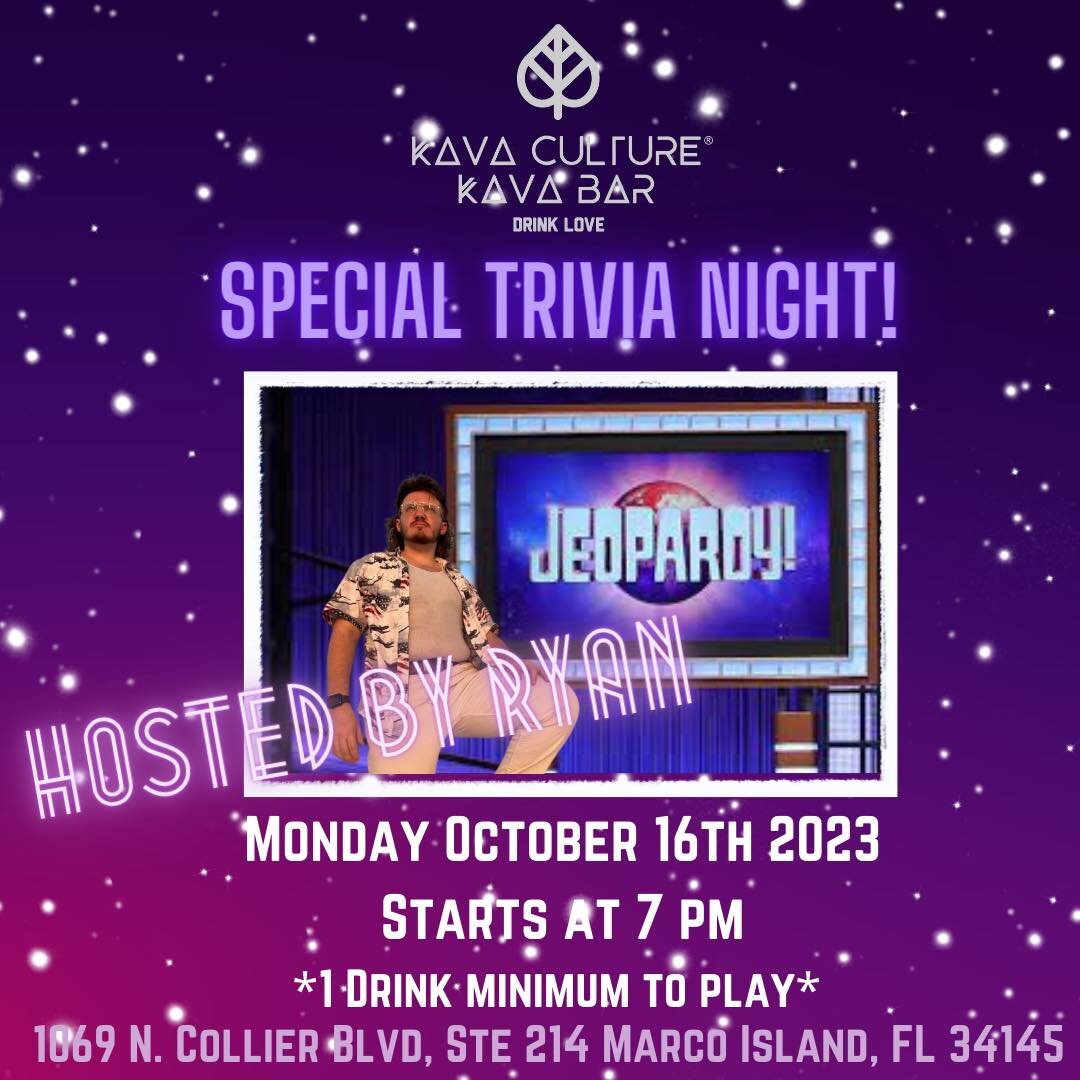 NOW OPEN - MARCO ISLAND — Kava Culture