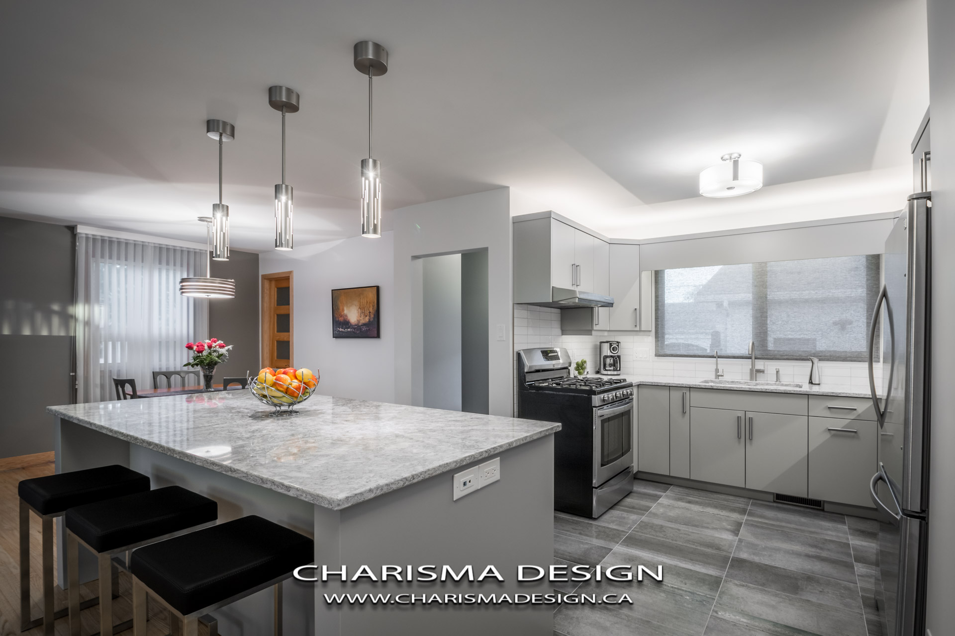 Cottonwood Kitchen Dining And Living Room Renovation — Charisma The Design Experience Creative