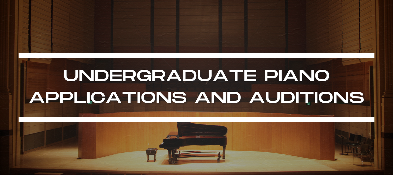 Efficient Preparation for Undergraduate Piano Auditions and ...