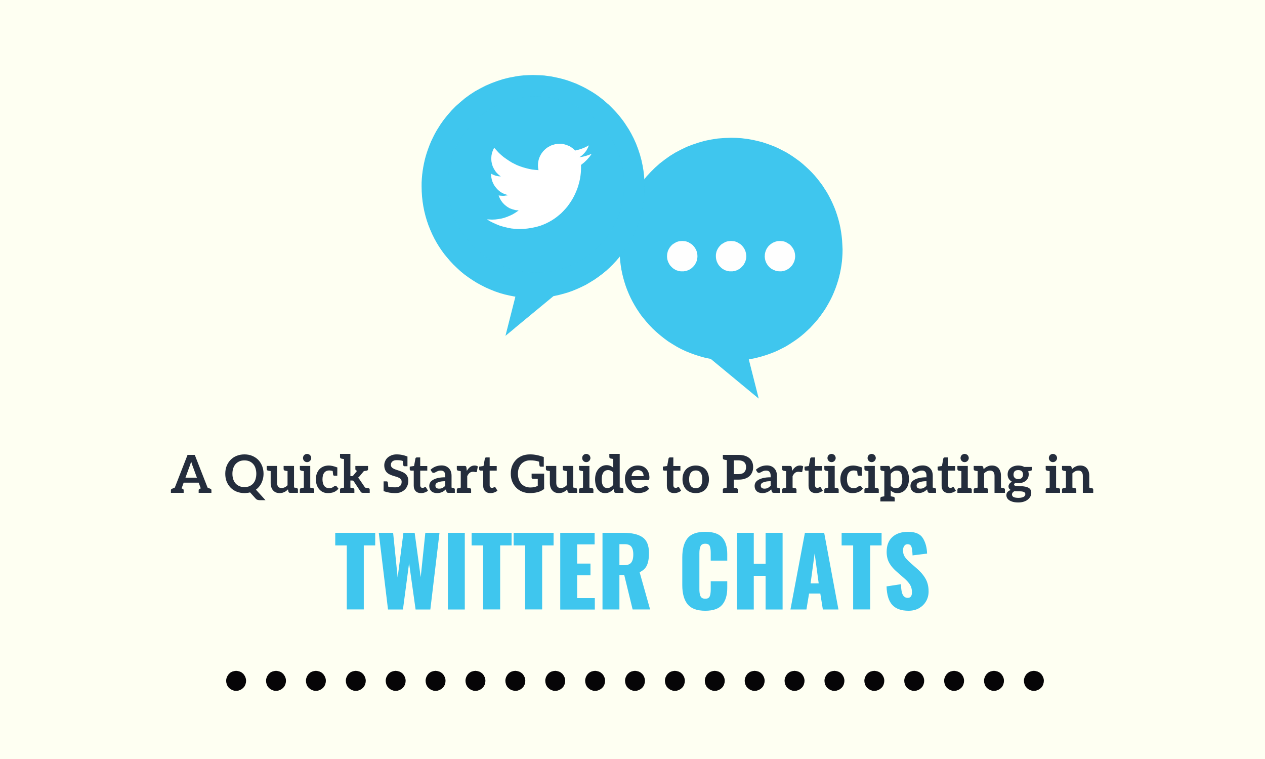 A Quick Start Guide to Participating in Twitter Chats — Thomas C Murray