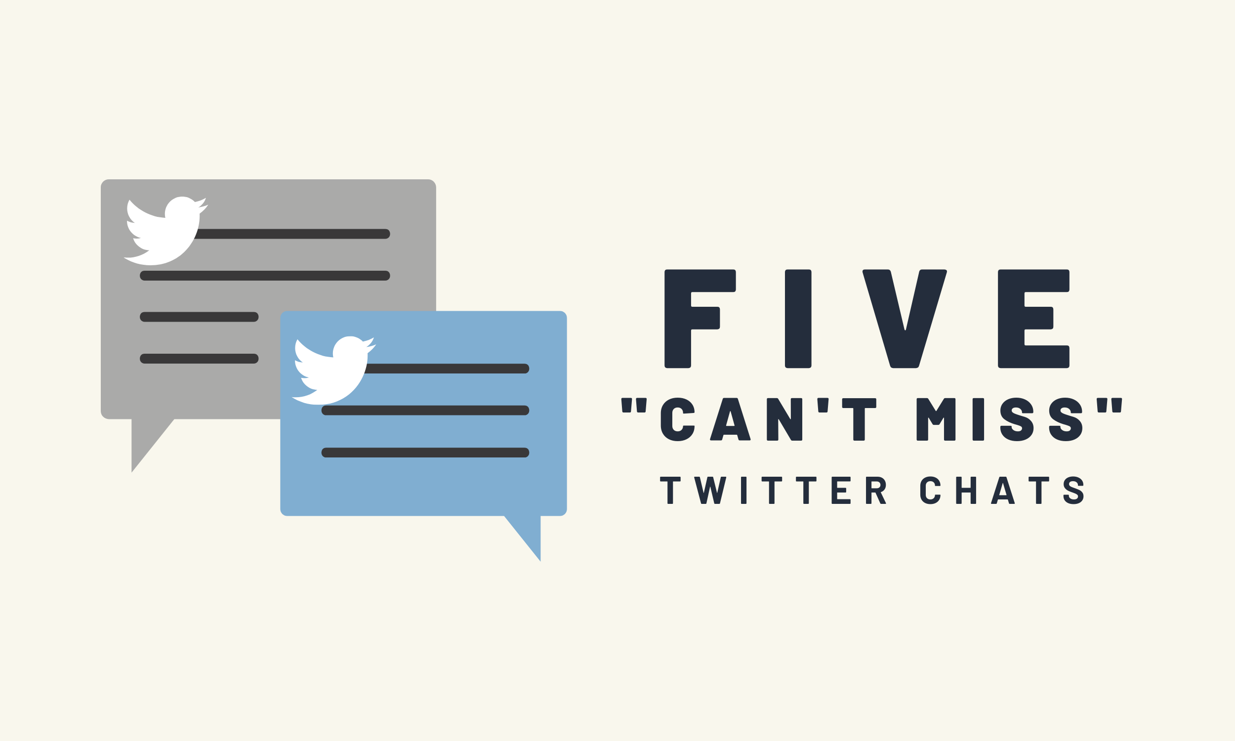 Five "Can't Miss" Twitter Chats — Thomas C Murray