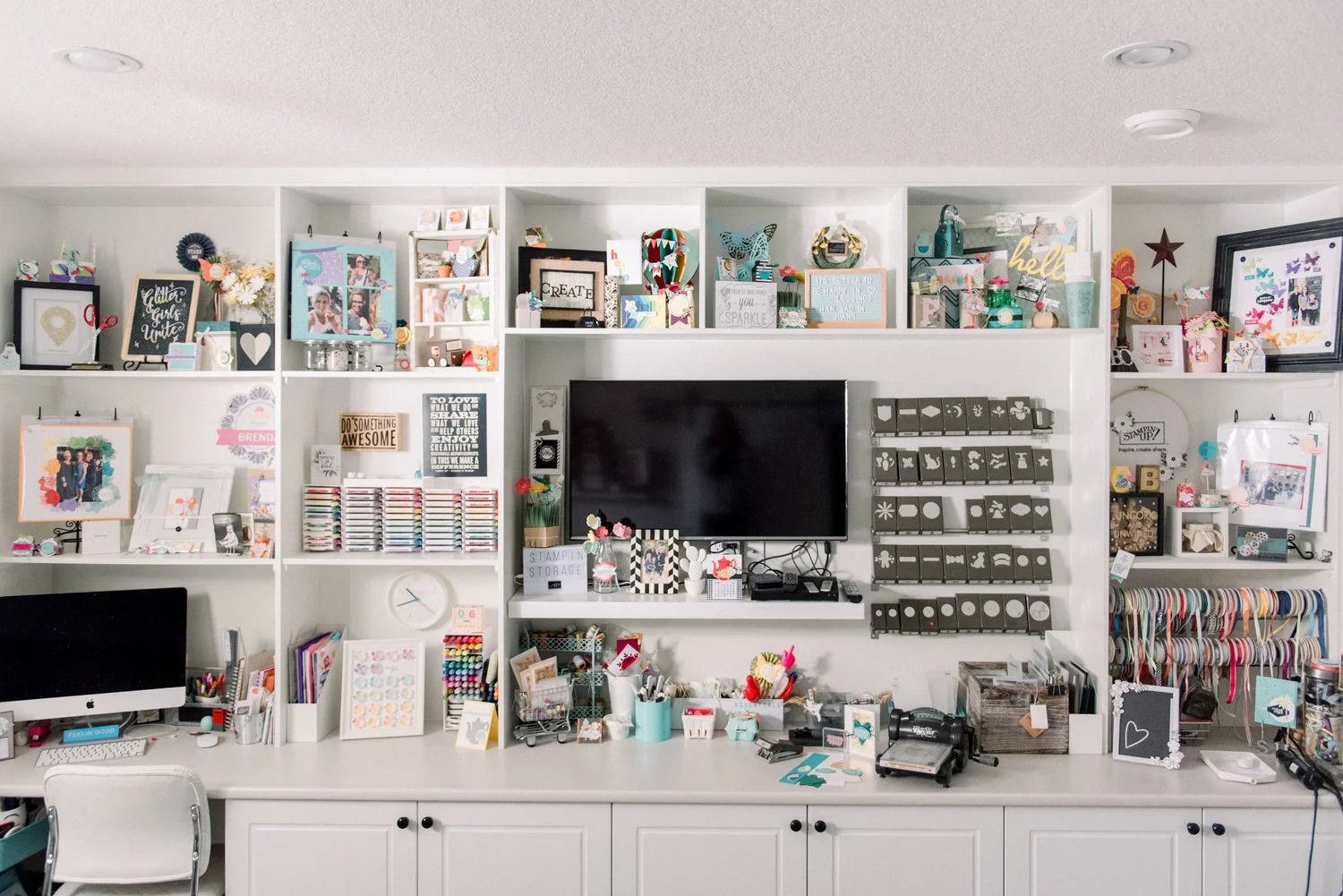 Studio Tour — Stamps & Stretchy Pants