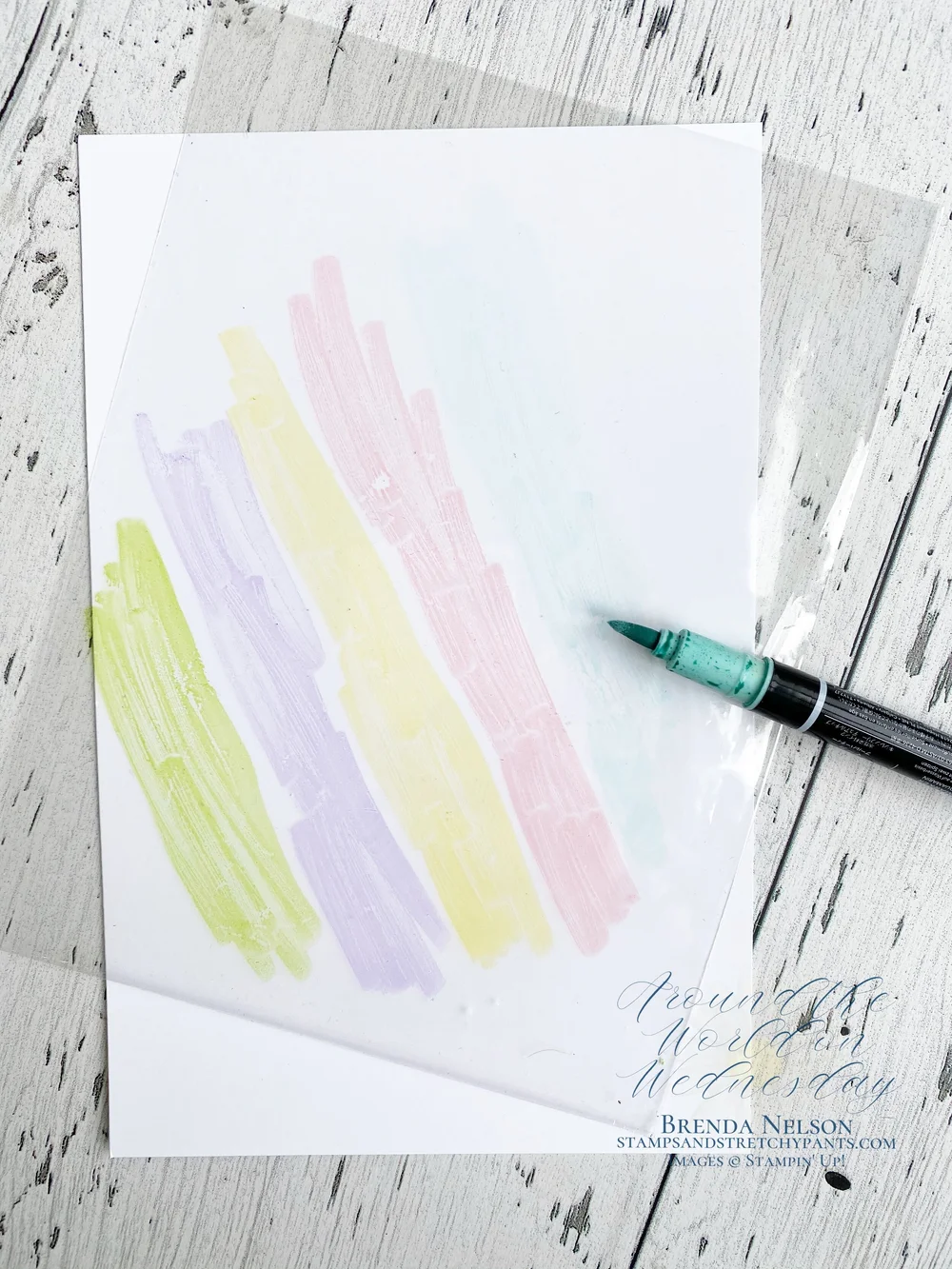 Around The World Blog Hop--April — Stamps & Stretchy Pants