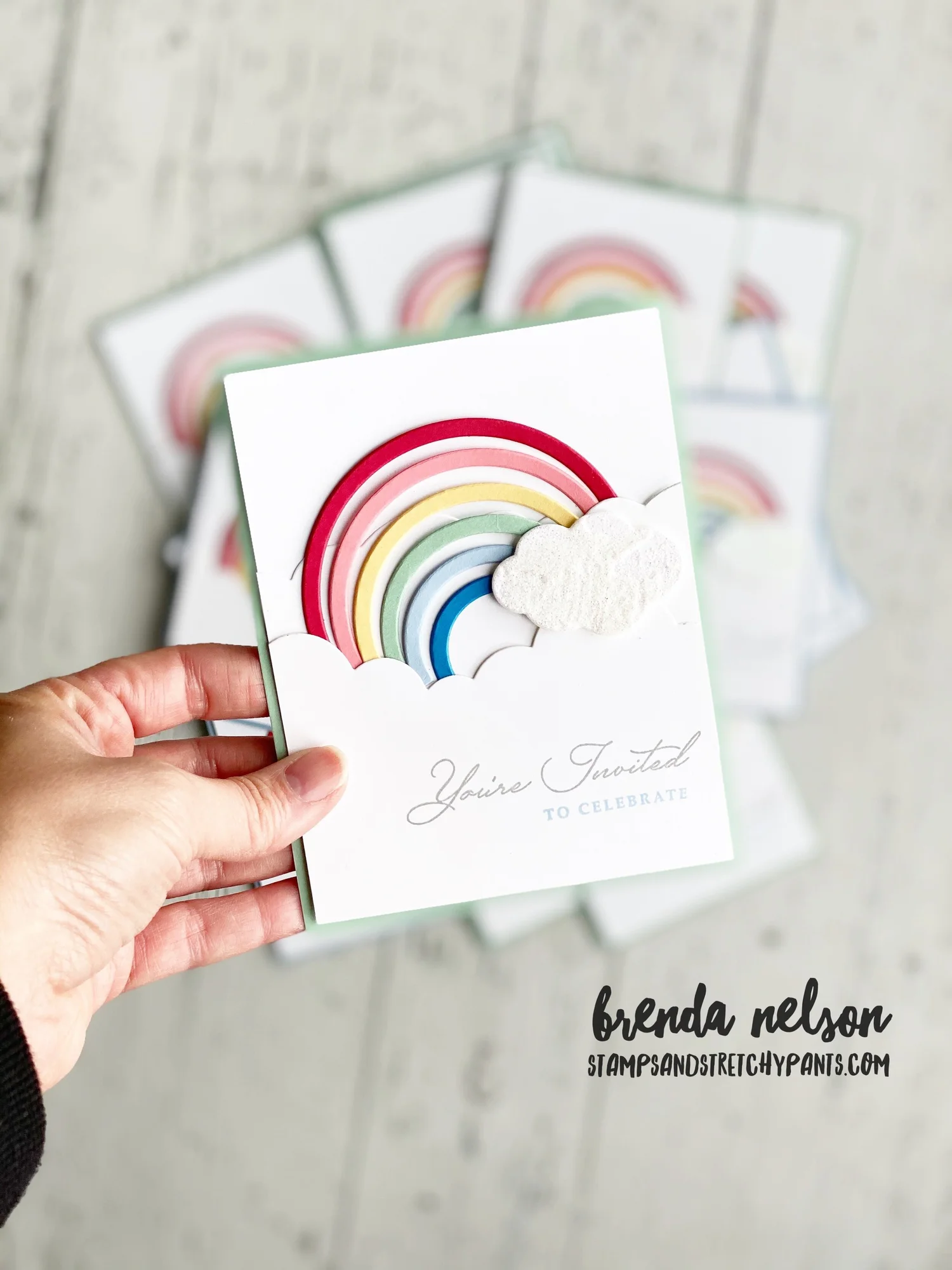 Custom Cards — Stamps & Stretchy Pants