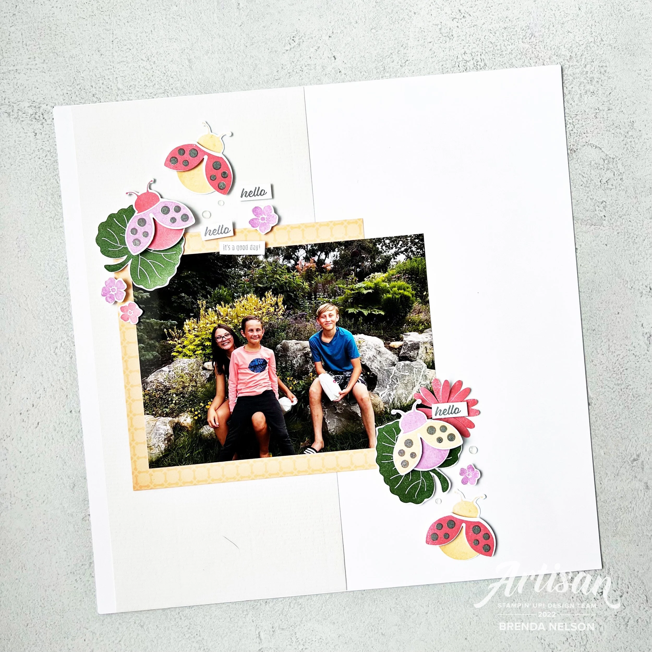 Hello Ladybug Artisan Design Team Project — Stamps & Stretchy Pants