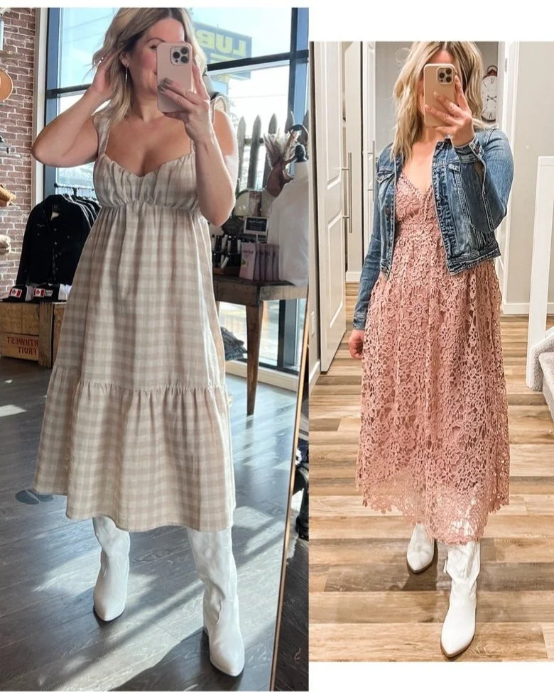 40+ Ways To Wear Dresses & Cowboy Boots — Dress For You Styling