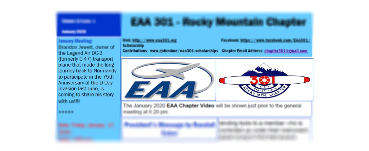 Newsletters — EAA Chapter 301