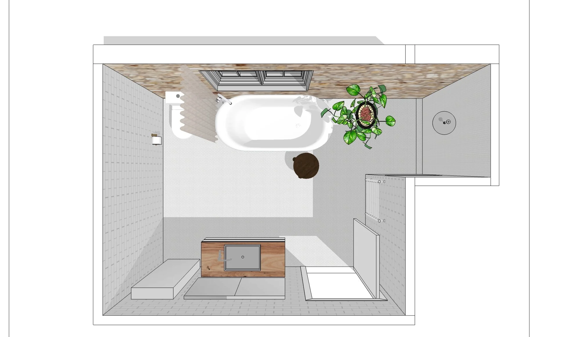 Bathroom Top View