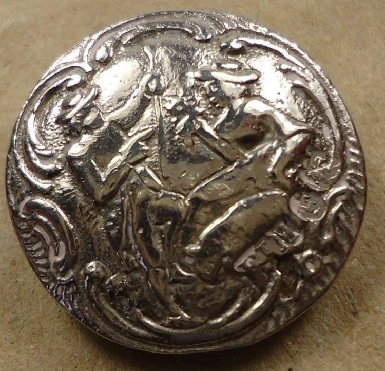 Silver antique buttons for sale — VINTAGE BUTTON EMPORIUM