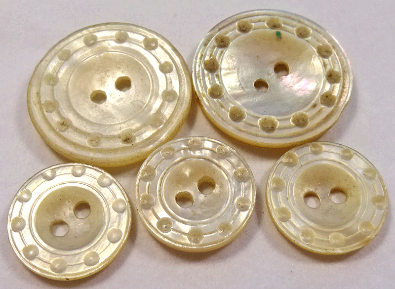 Mother of Pearl buttons for sale — VINTAGE BUTTON EMPORIUM