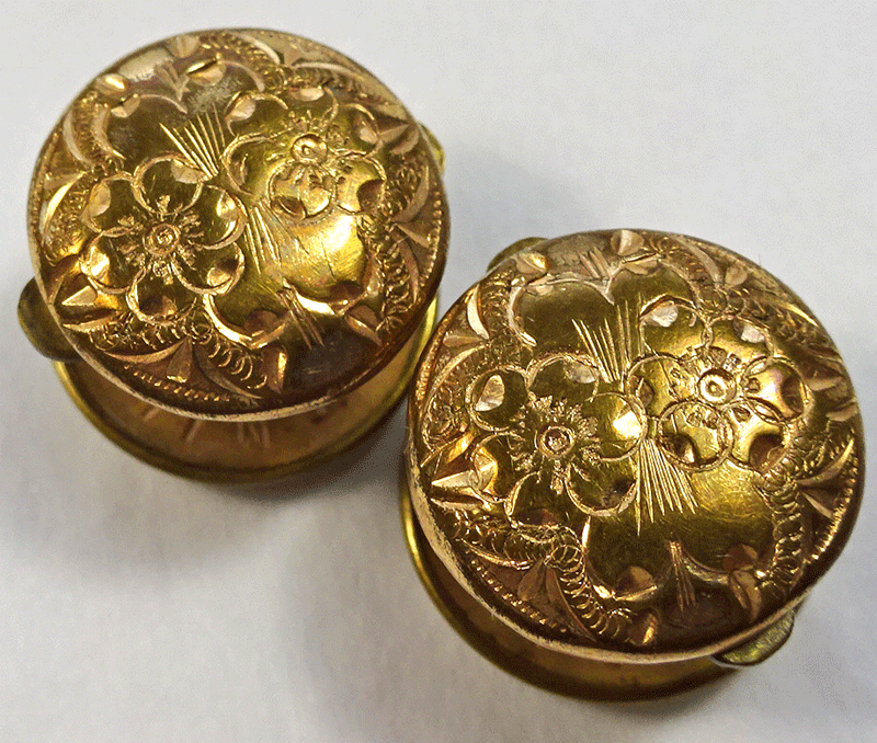 Vintage and antique metal buttons for sale — VINTAGE BUTTON EMPORIUM