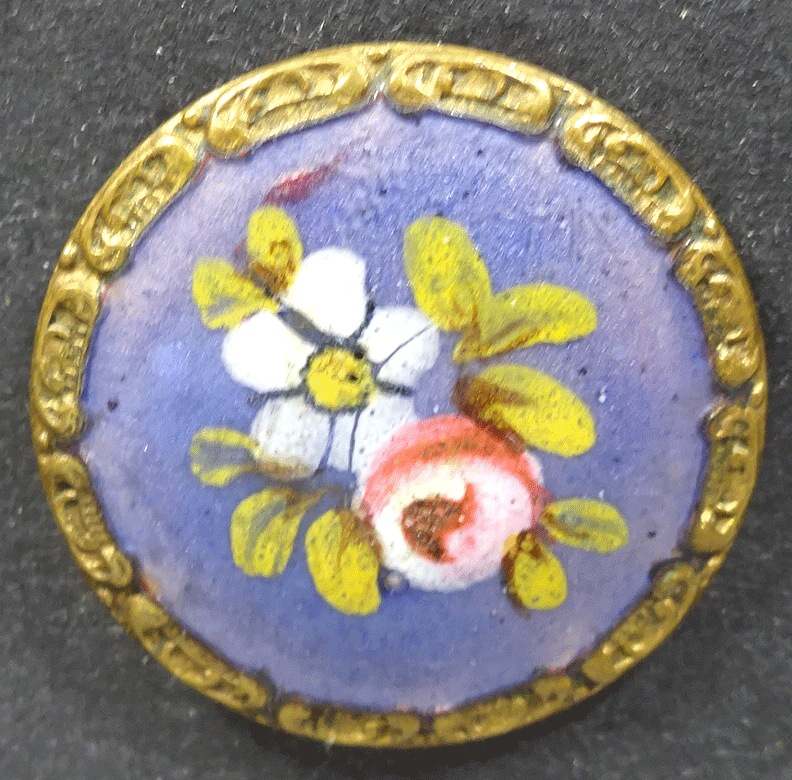 Antique and vintage enamel buttons for sale — VINTAGE BUTTON EMPORIUM