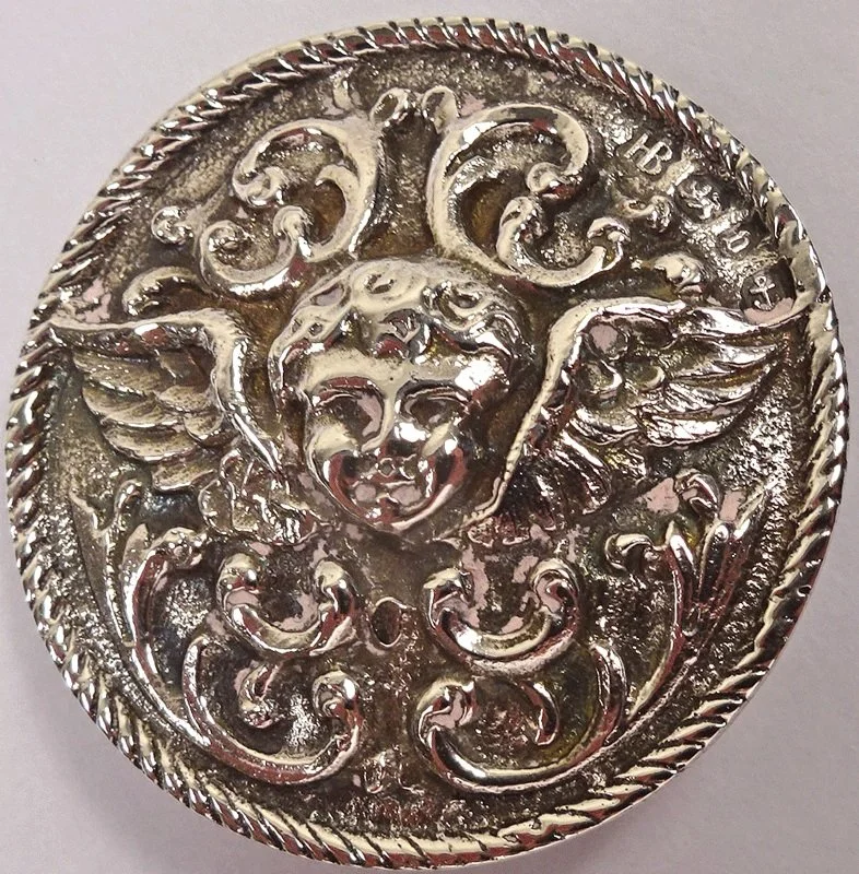 Silver antique buttons for sale — VINTAGE BUTTON EMPORIUM