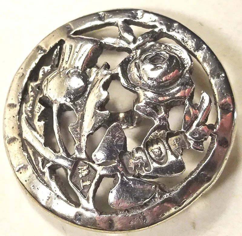 Silver antique buttons for sale — VINTAGE BUTTON EMPORIUM