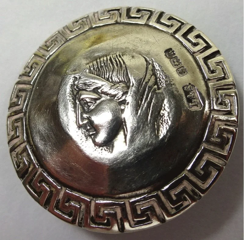 Silver antique buttons for sale — VINTAGE BUTTON EMPORIUM