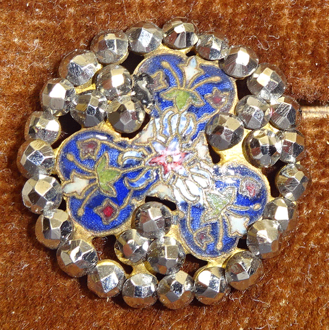 Antique and vintage enamel buttons for sale — VINTAGE BUTTON EMPORIUM