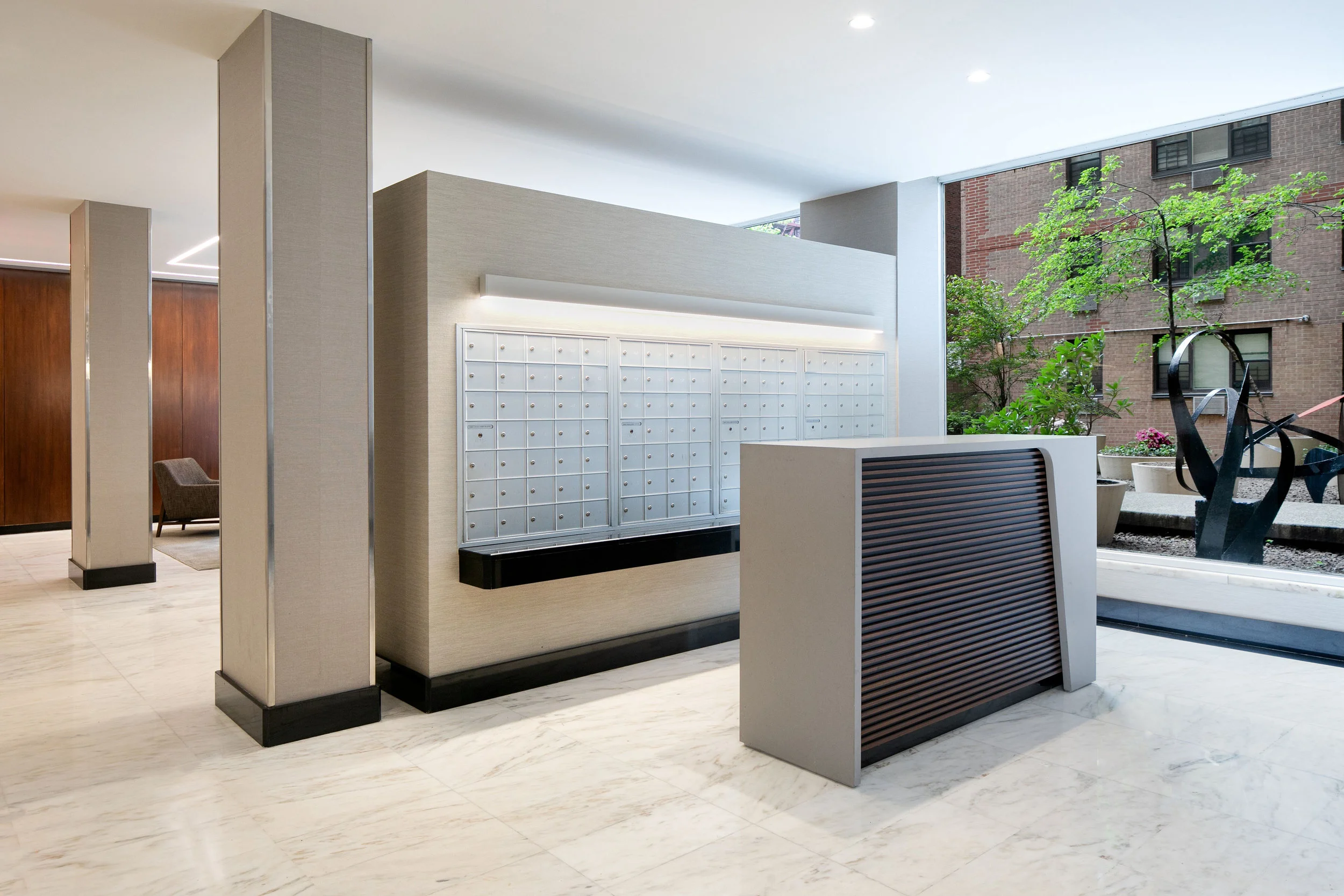 New York City Hallway, Entryway, Mail & Package Room Design — Forbes ...