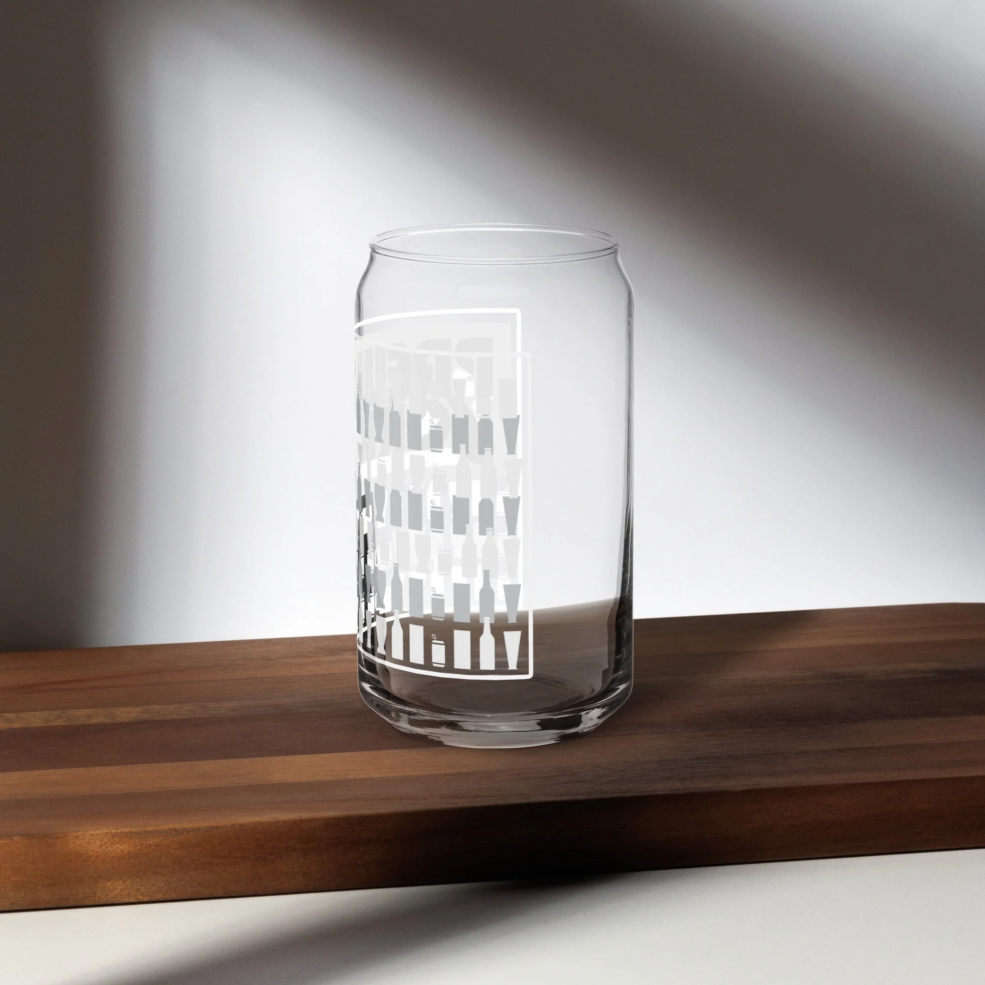 Can-shaped glass — Brew York