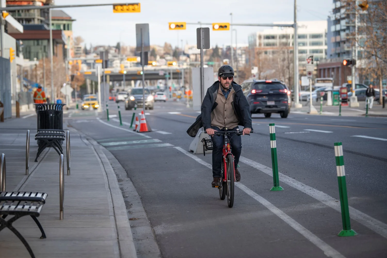 Calgary's EV Cycle Tracks Now Open | East Village Calgary
