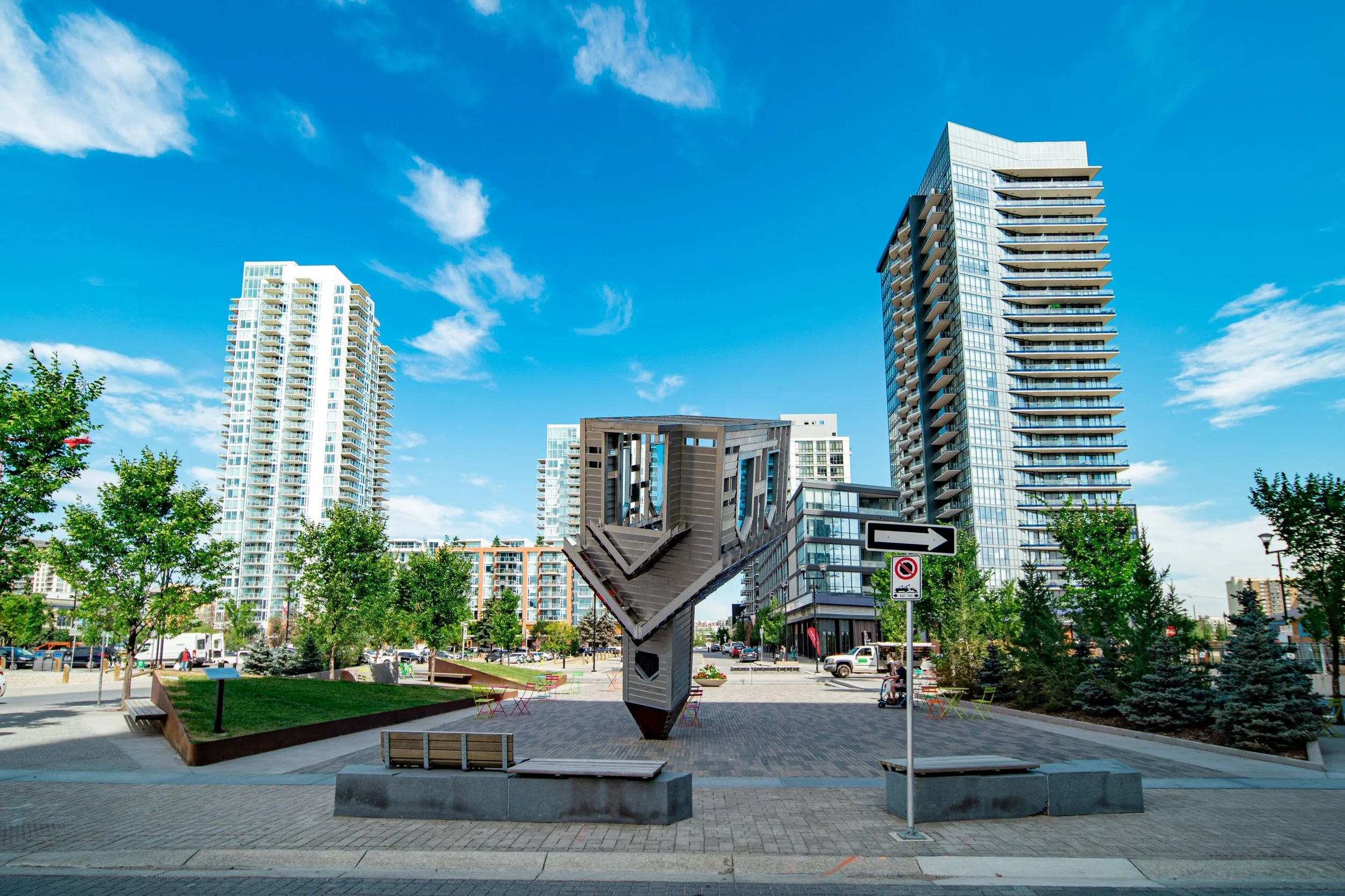 Paths & Parks | Downtown Calgary | East Village Calgary