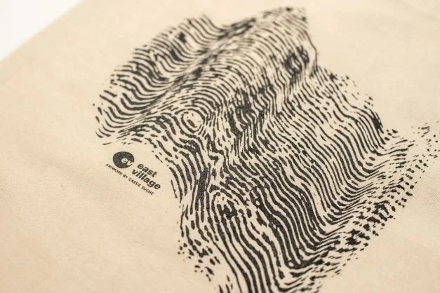 Touch Traces Tote Bag | East Village Calgary