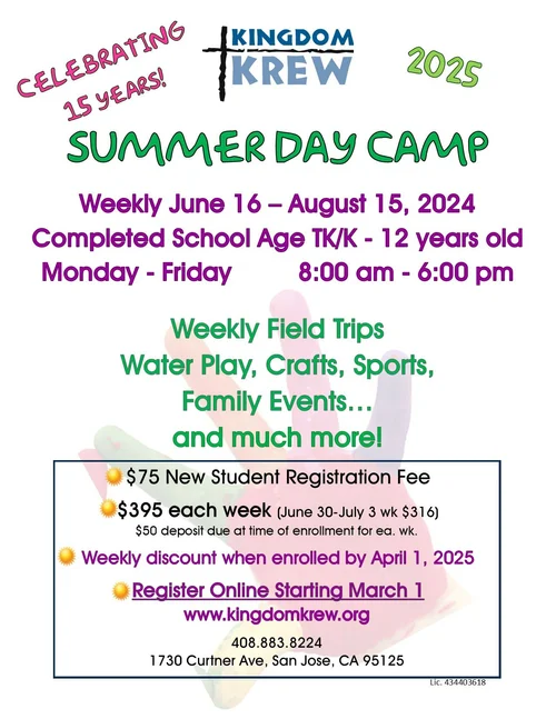 Summer Day Camp — Kingdom Krew