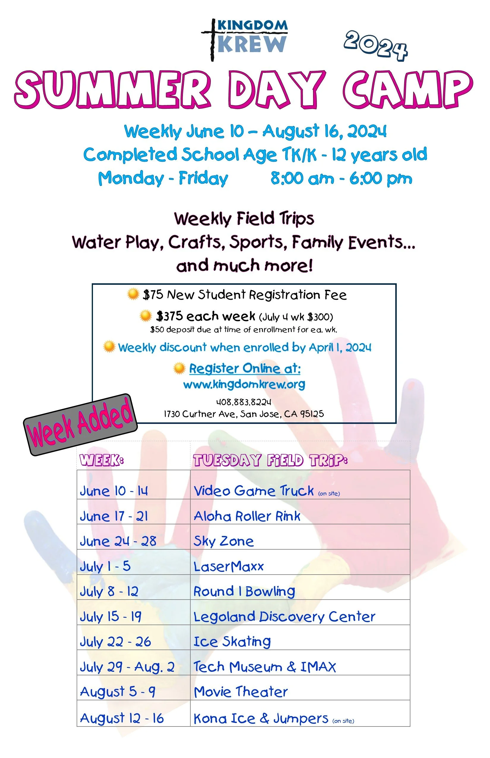 Summer Day Camp — Kingdom Krew