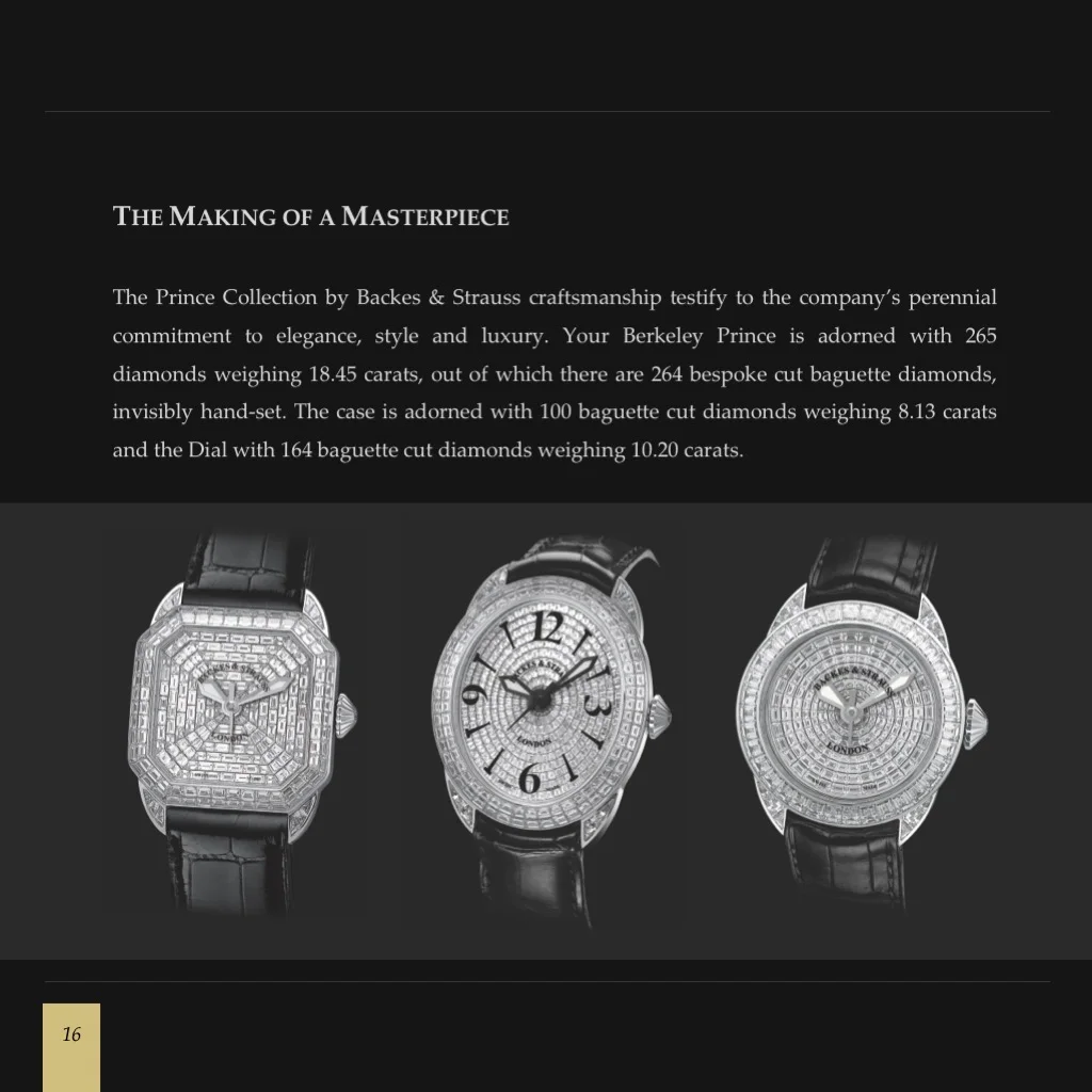 Berkeley Prince 43 – 43mm 18kt White Gold Diamond Men's Luxury Watch ...