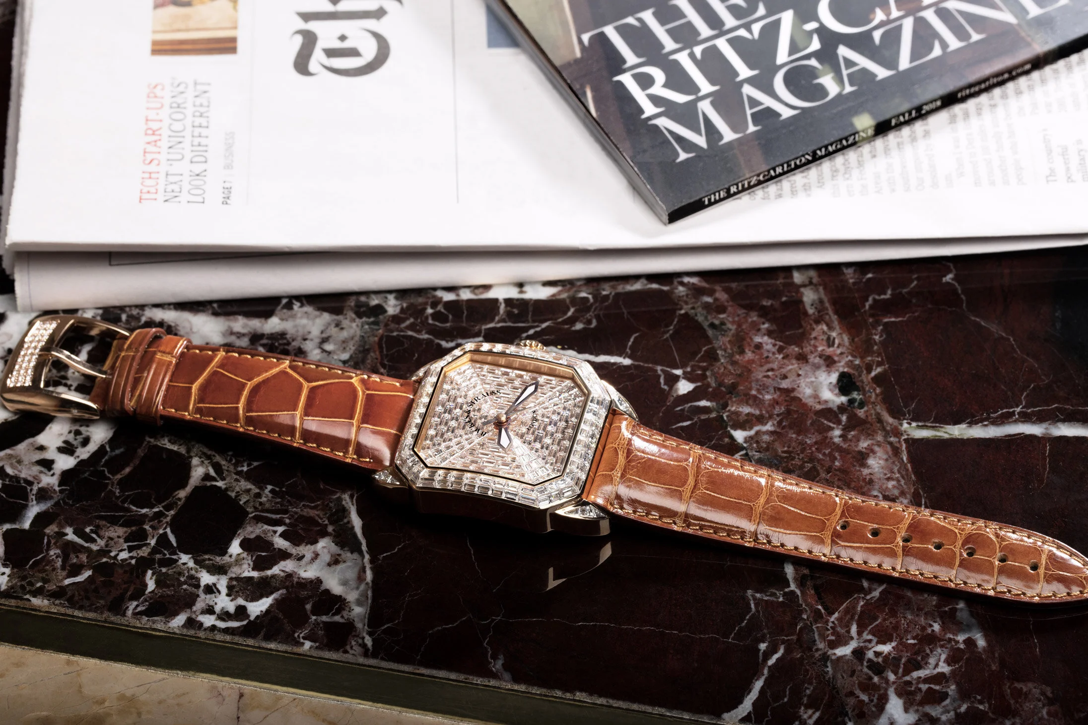 Berkeley Prince 43 – 43mm 18kt White Gold Diamond Men's Luxury Watch ...