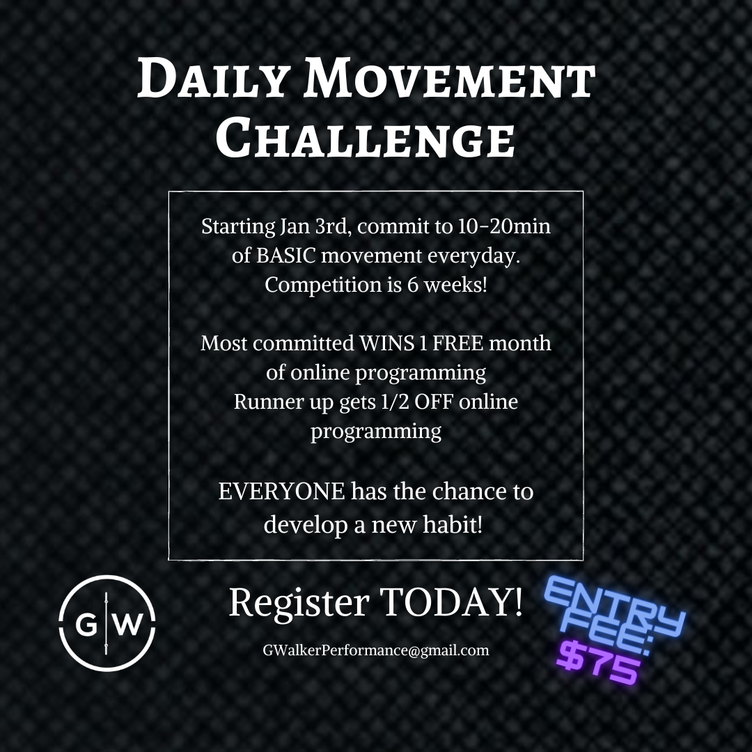 Daily Movement Challege — GWalker Performance