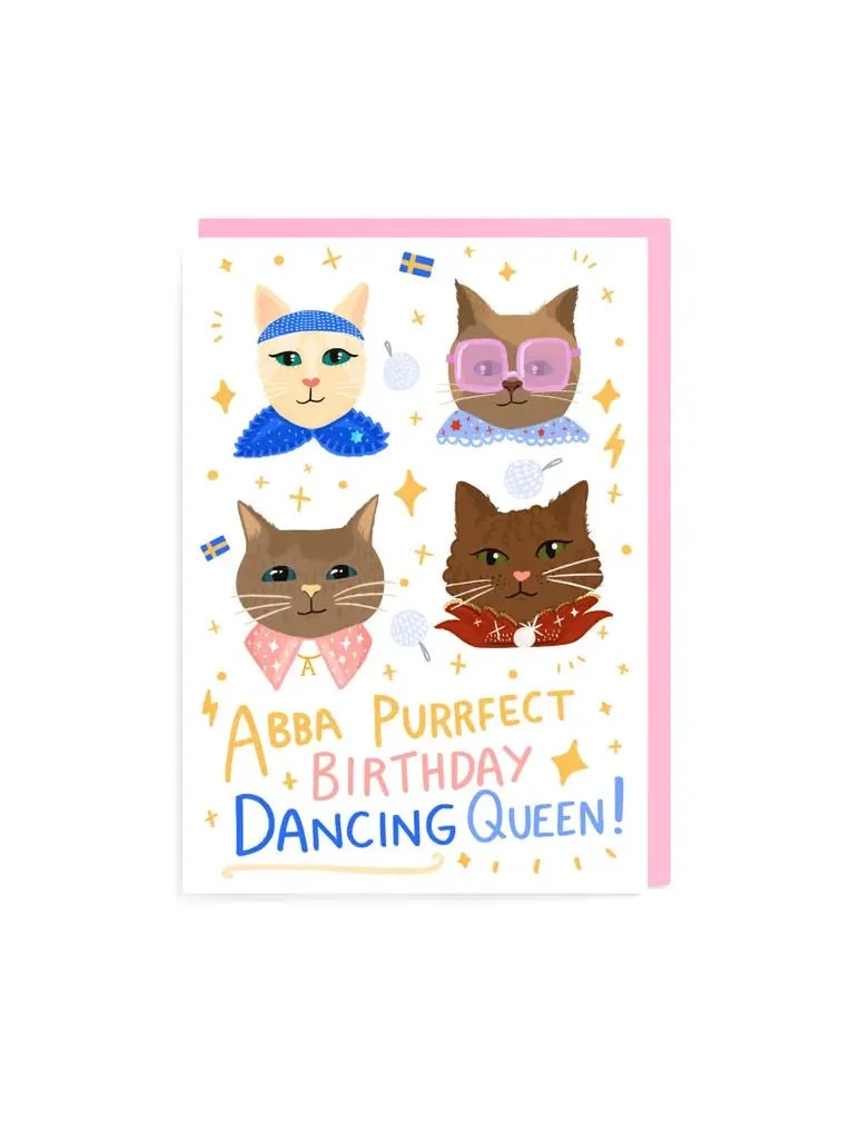 Dancing Birthday Cat