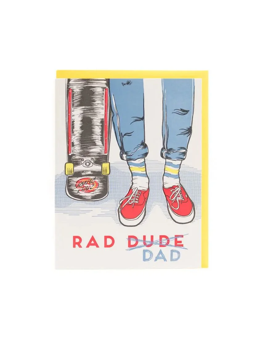 Rad Dad Skater Card — Lost Objects, Found Treasures