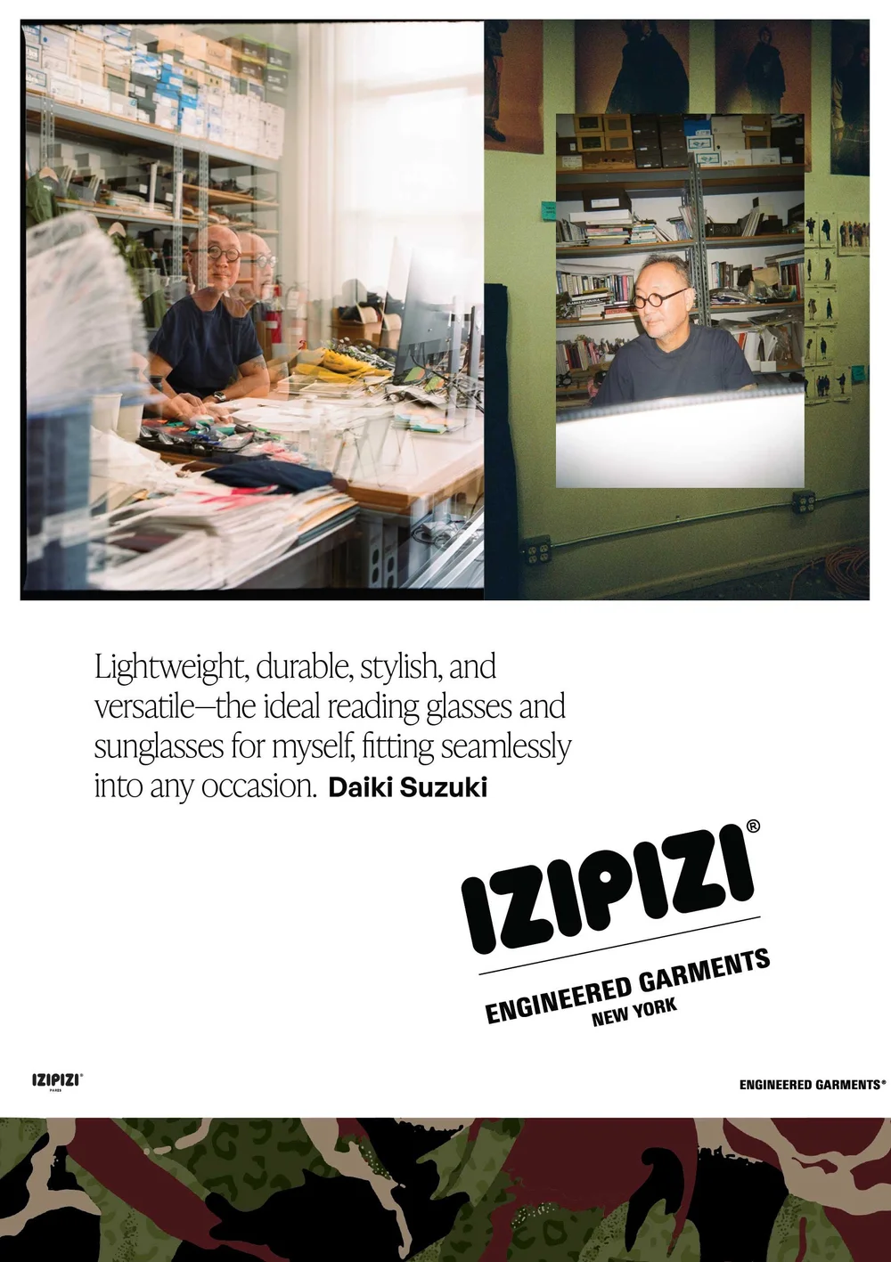 IZIPIZI X ENGINEERED GARMENTS COLLECTION — Engineered Garments