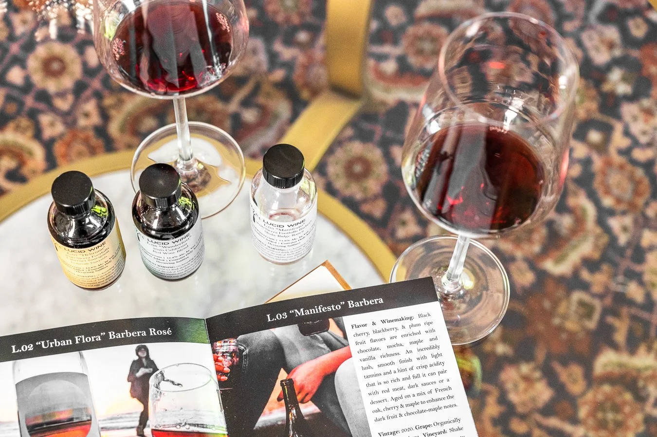 At-Home Tasting Kit + Virtual Tasting (Lucid) — Voluptuary & Lucid Wines