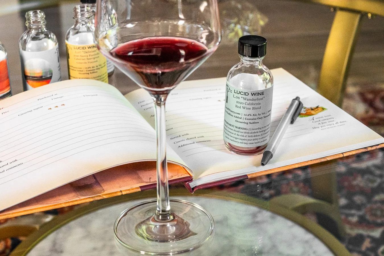 At-Home Tasting Kit + Virtual Tasting (Lucid) — Voluptuary & Lucid Wines