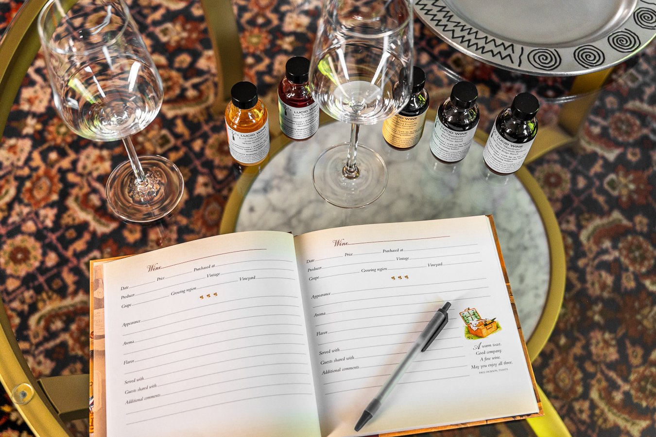 At-Home Tasting Kit + Virtual Tasting (Lucid) — Voluptuary & Lucid Wines