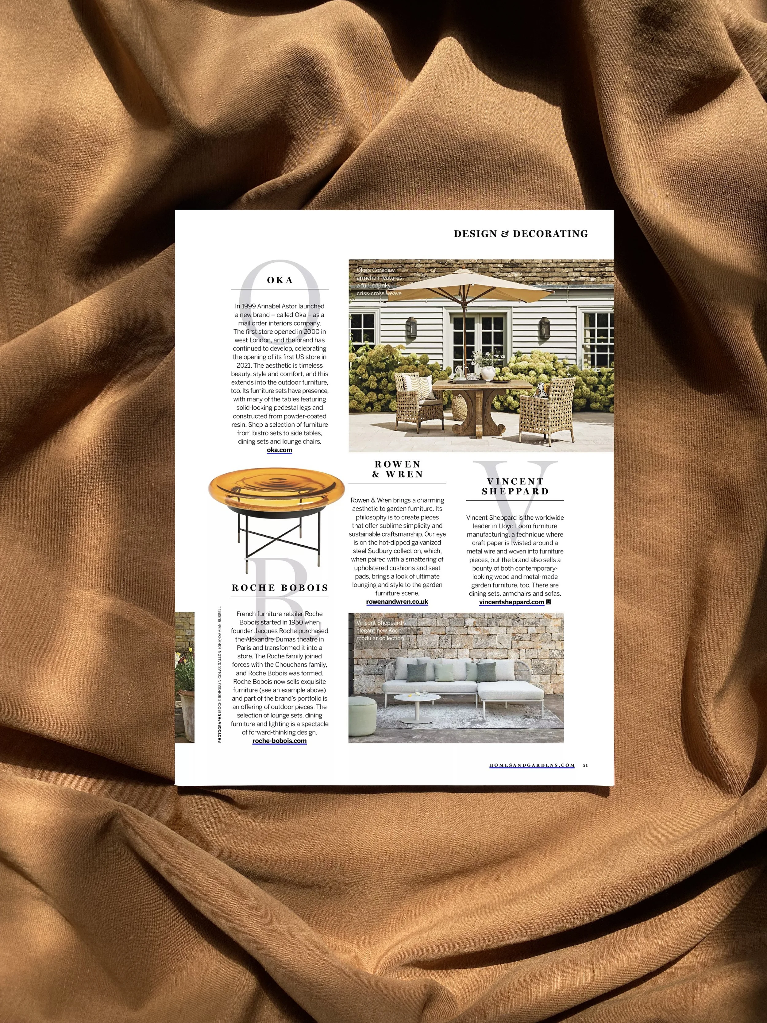 Homes & Gardens May 2023,The Decorator's Address Book — Rory Robertson