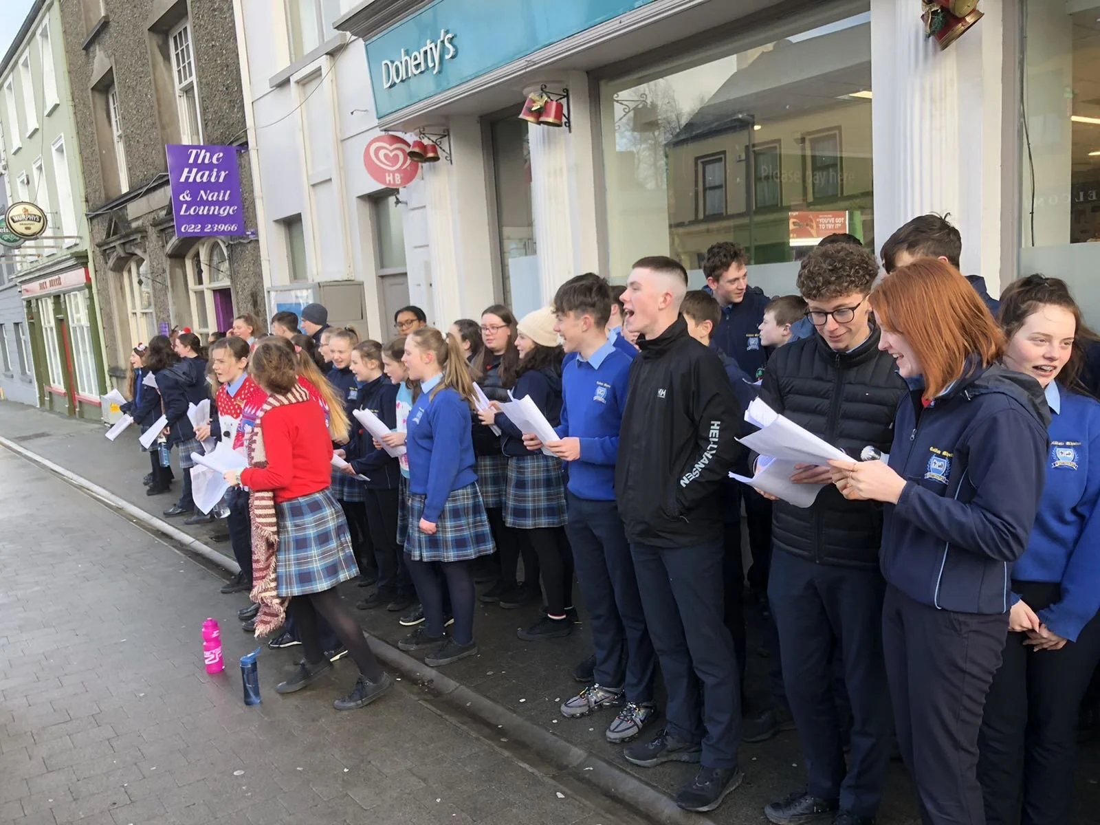 School Choir Perform in Buttevant — Coláiste Mhuire, Buttevant
