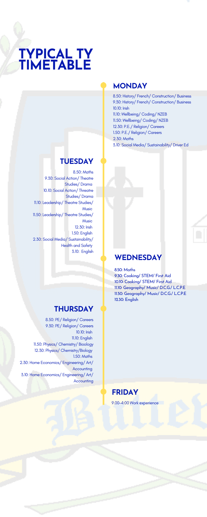 Transition Year — Coláiste Mhuire, Buttevant