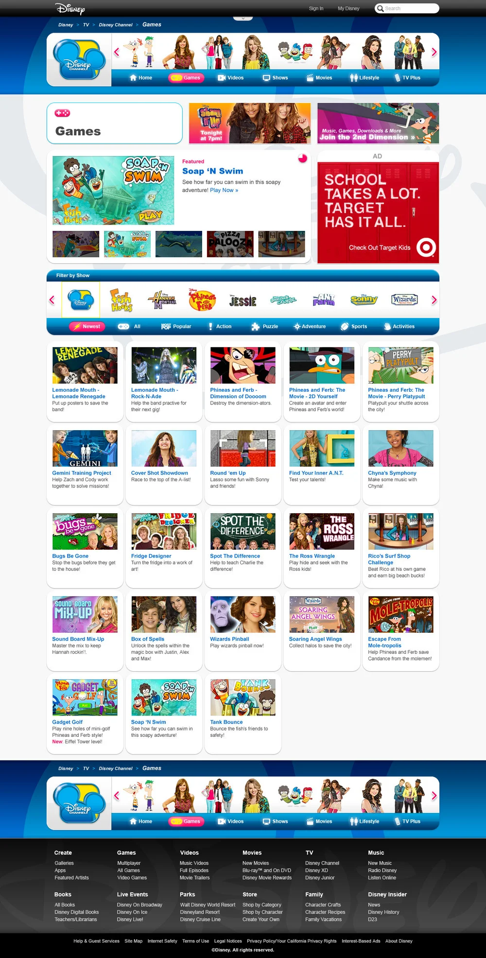 DISNEY CHANNEL WEBSITE — ANDREW FARIS STUDIO