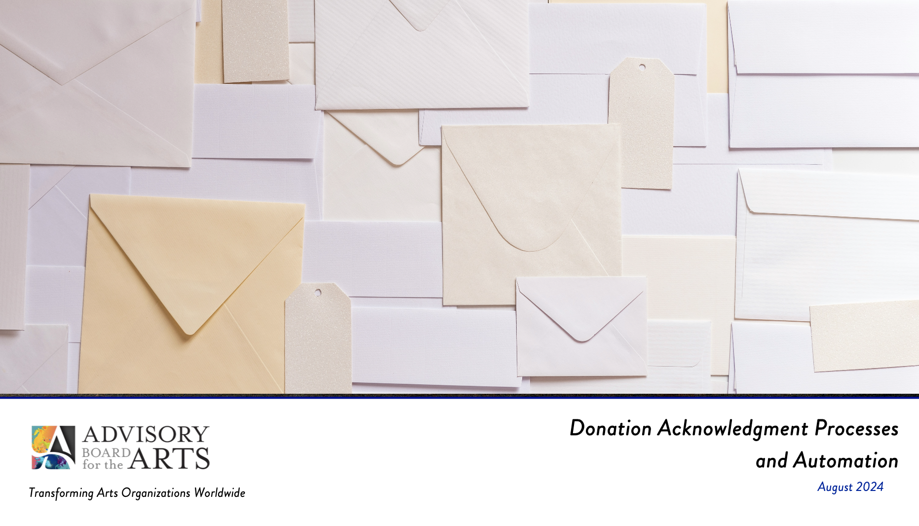 Donation Acknowledgment Process and Automation — Advisory Board for the ...