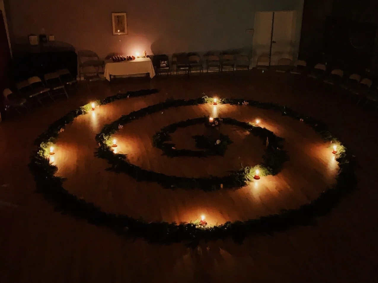 A Simple Spiral at Home — Cedarwood Waldorf