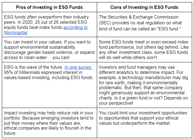 What Are ESG Funds? How You Can Invest In A Greener Future