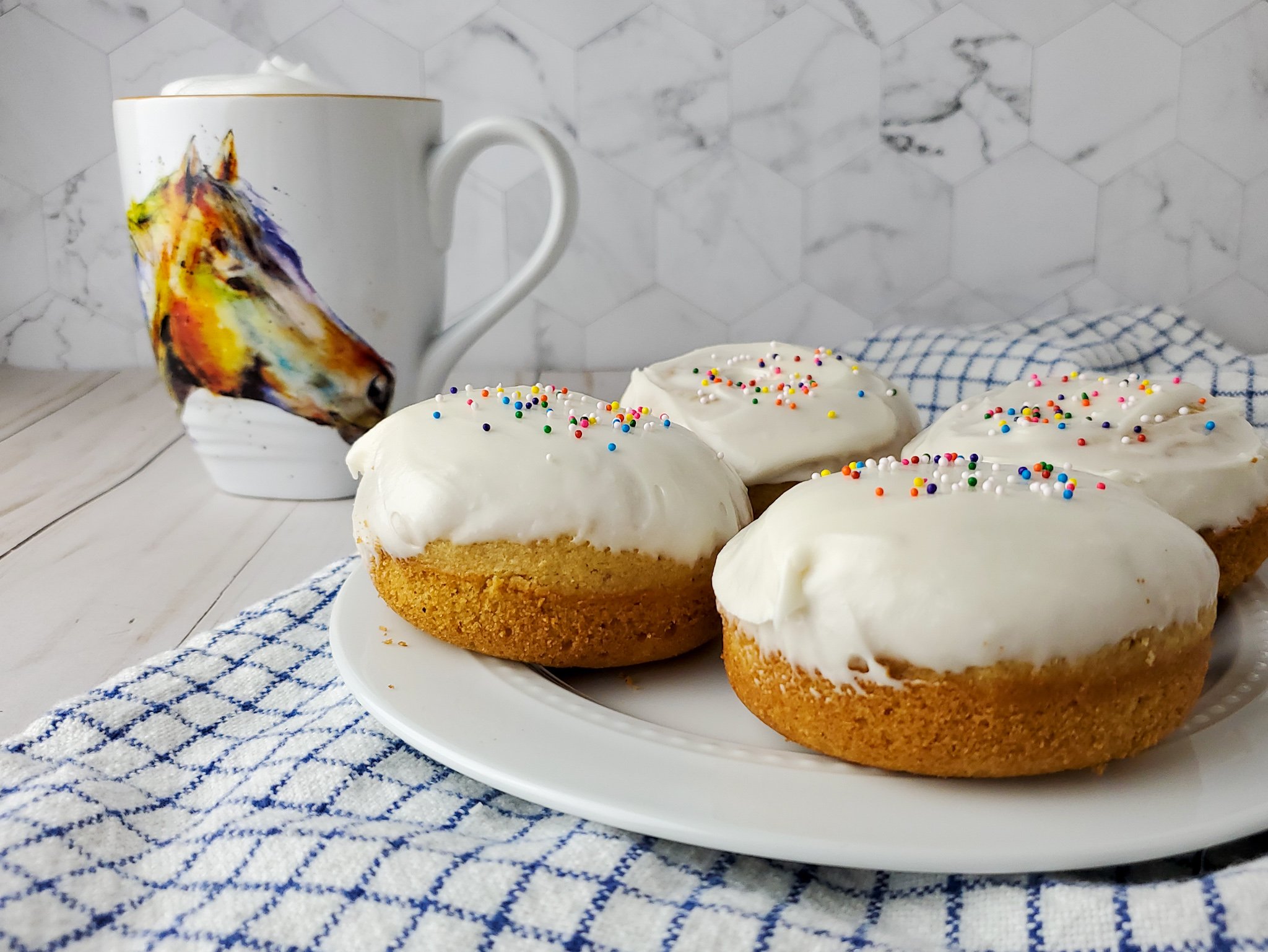 Baked Donuts Using Freshly-Milled Flour — Farm Fresh Wheat | White ...