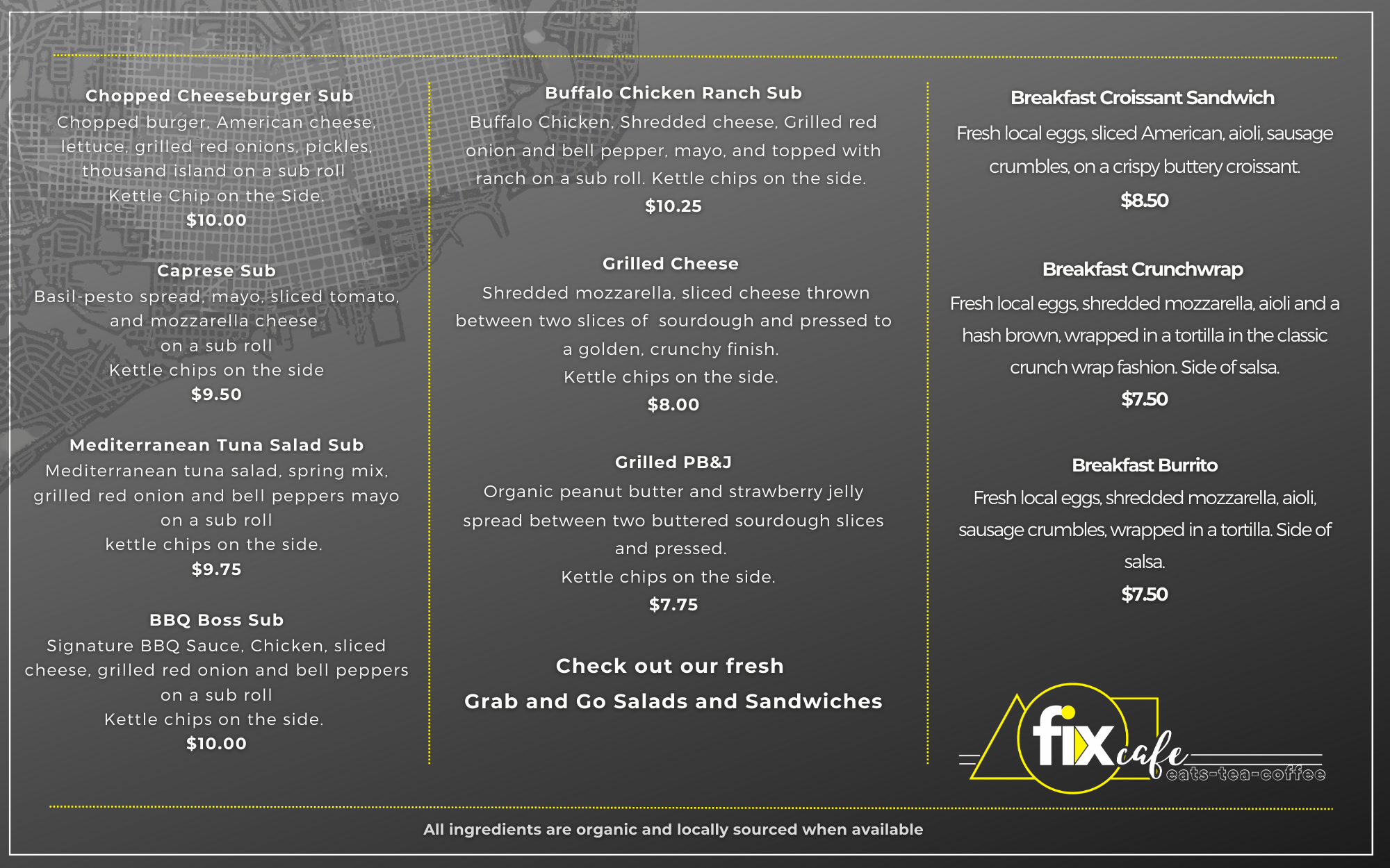 Fix Cafe — Fix Coffee Company