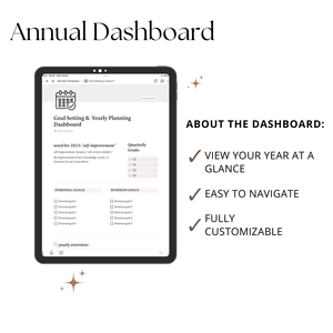 Goal Setting & Quarterly Planning Notion Dashboard for Entrepreneurs ...