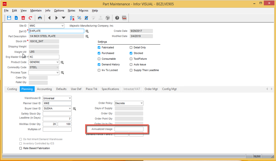 Mass Updating VISUAL ERP Data Using Excel — GingerHelp